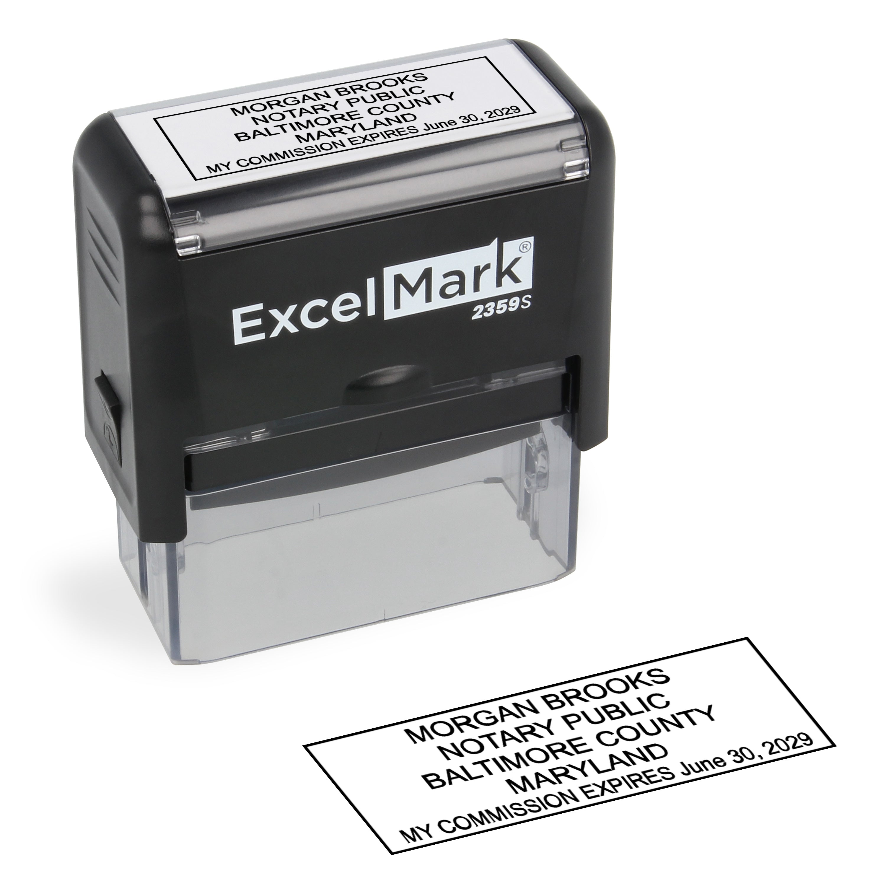 Self-Inking Maryland Notary Stamp
