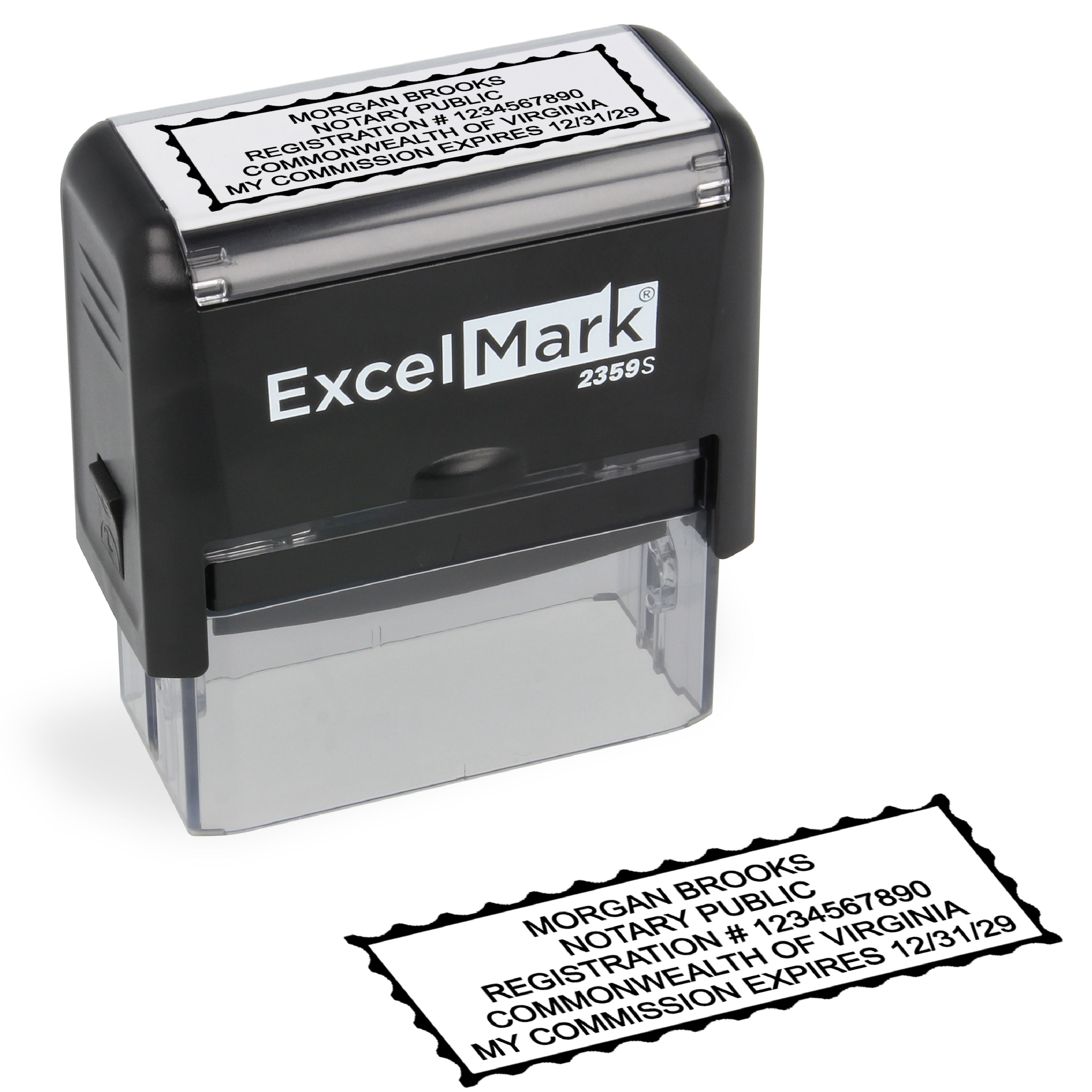 Self-Inking Virginia Notary Stamp