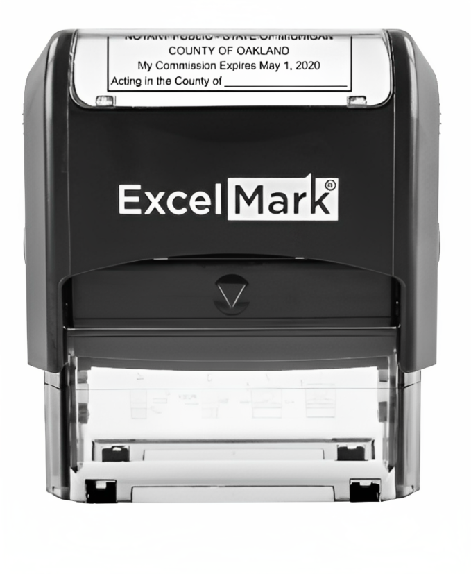 Self-Inking Michigan Notary Stamp