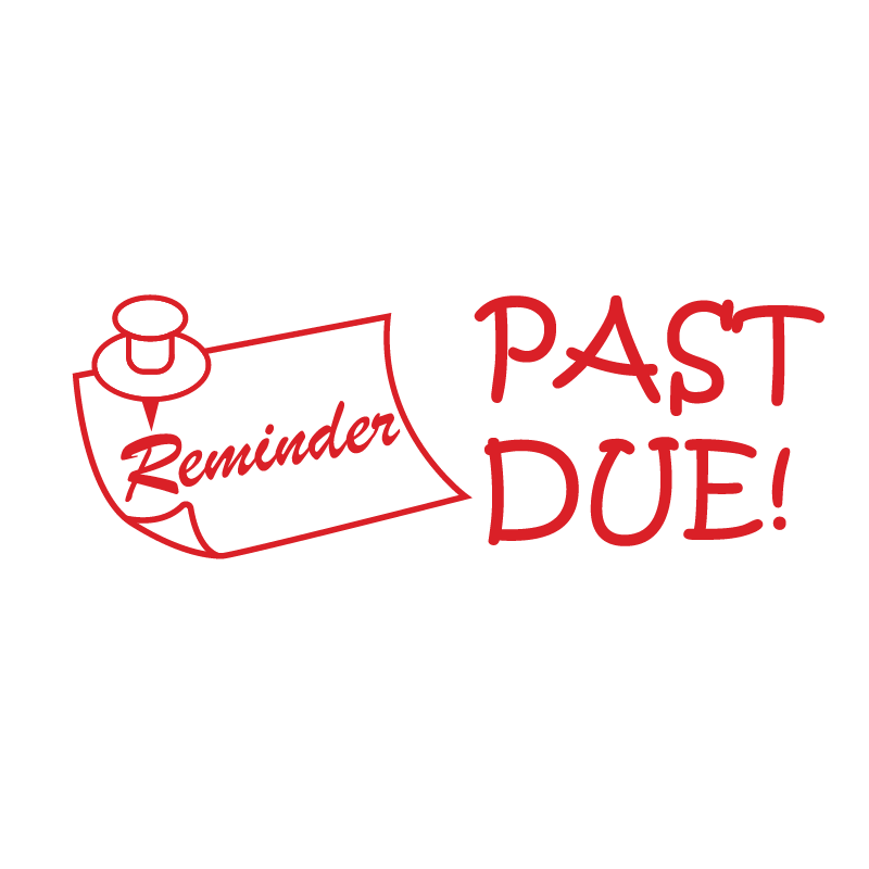 Past Due Stamp Png Paid Stamp Png Royalty Free Vector Image