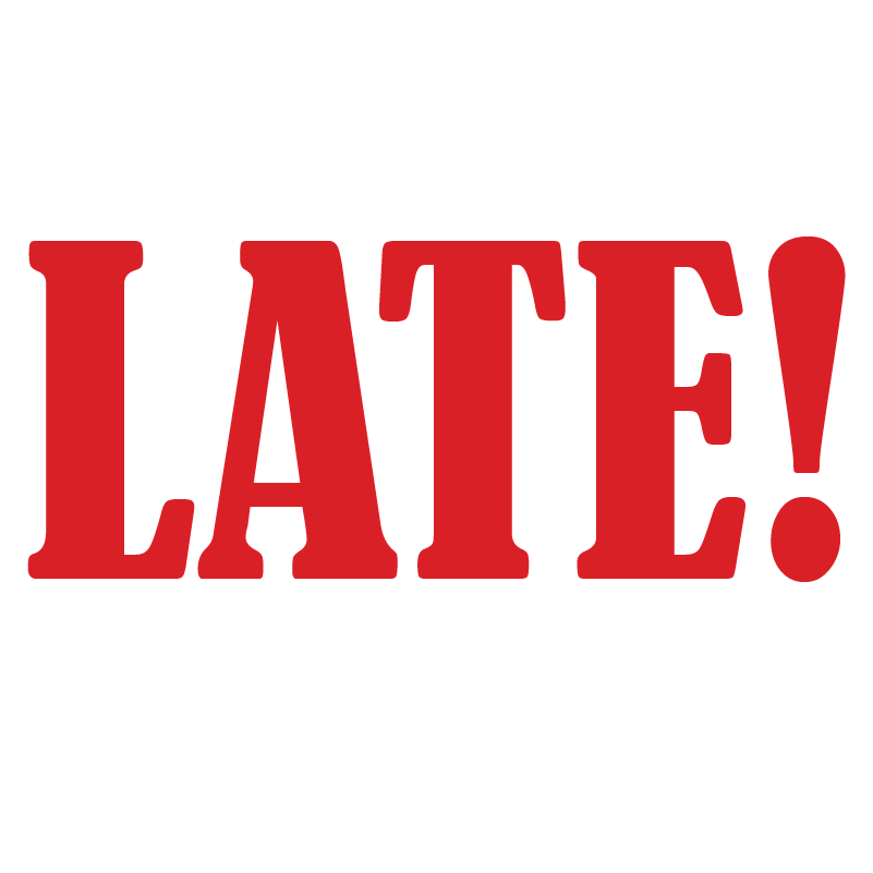 LATE! Stamp