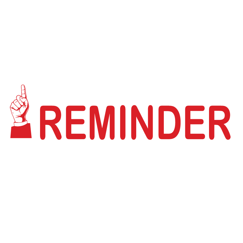 REMINDER Stamp