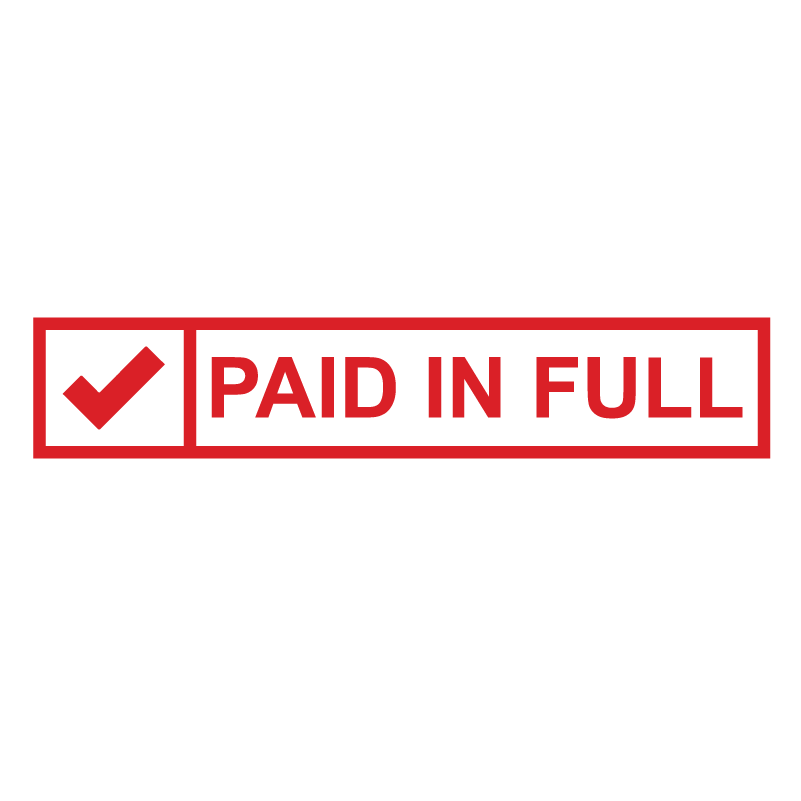 Paid In Full Stamp Transparent Background