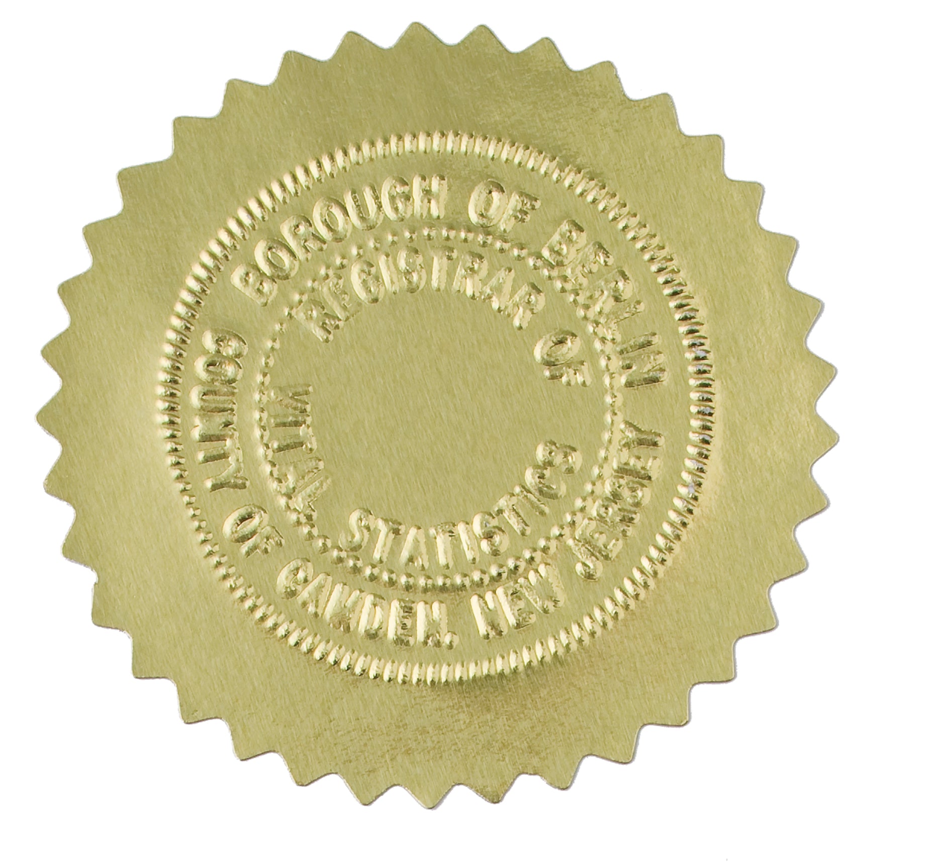 Gold Notary Seal